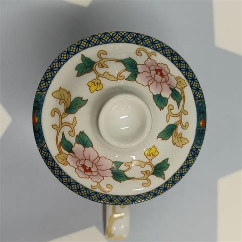 Temugg Med Sil And Lock Kinesiska Blommor And Mönster Ehsans And Pappas Tehus