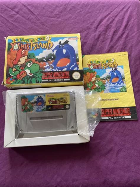 Super Mario World Yoshis Island Snes Eur Picclick It