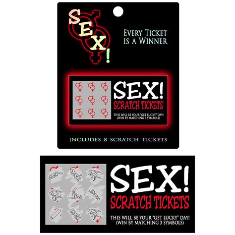 Sex Scratch Off Tickets