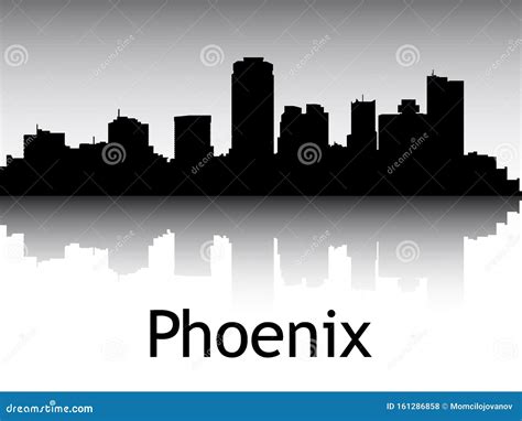Phoenix Skyline Silhouette