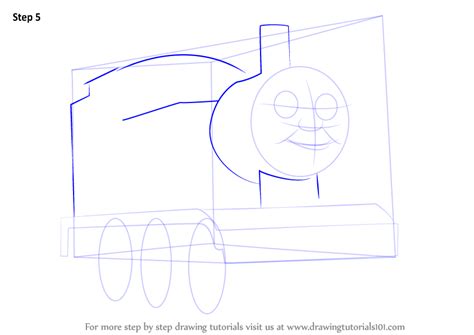 How To Draw Thomas The Tank Engine Thomas And Friends Step By Step