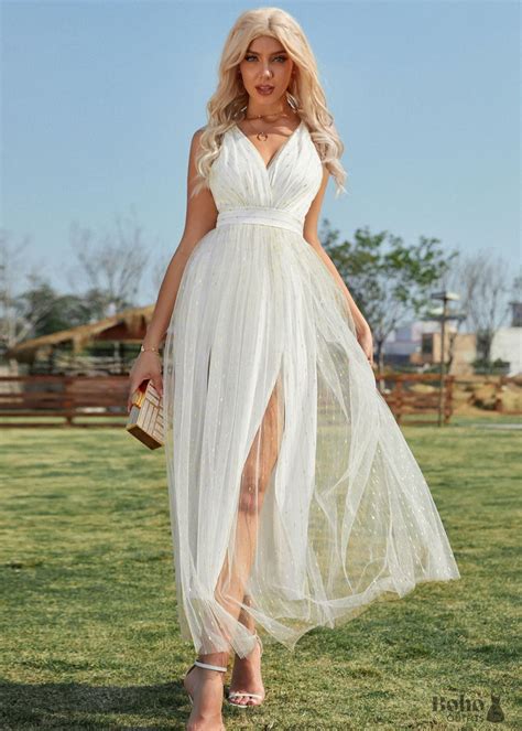 Lace White Boho Maxi Dress Tandy Boho Dress Official