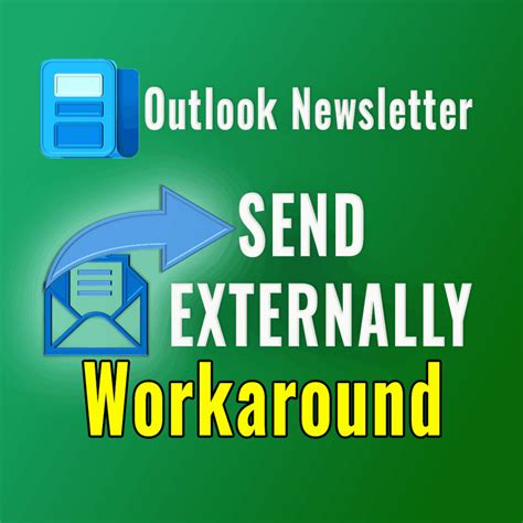 How To Send An Outlook Newsletter Externally Traccreations4e