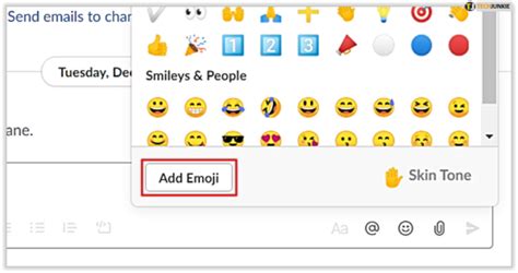 How To Add Emoji In Slack Tech Junkie