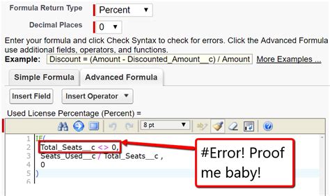Make Your Formulas Error Proof
