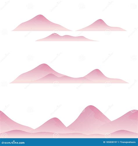Mountain Vector Illustration With Parallax Effect CartoonDealer