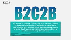 B2C2B PowerPoint And Google Slides Template PPT Slides