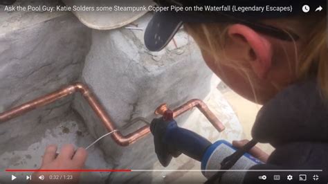 The Soldering Of Steampunk Copper Pipe Copper Pipe Steampunk Copper