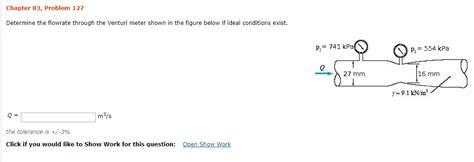 Solved Chapter Problem Determine The Flowrate Chegg