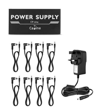 Caline CP 204 Guitar Pedal Power Supply 8 Isolated Outputs Anti Interference 18W Different
