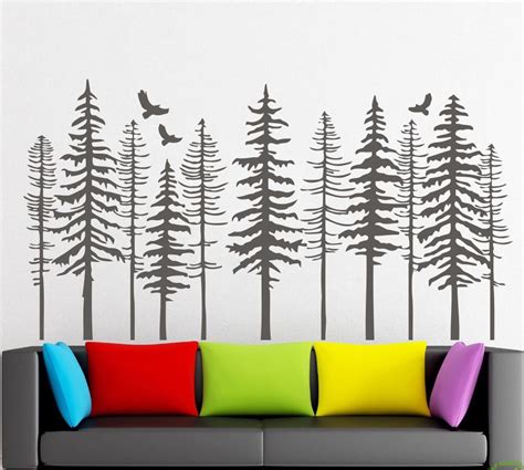 Tree Wall Decal Tree Branch Wall Sticker Tree Wall Decor T Etsy