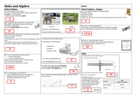 Year 6 Sats Maths Test Revision Mat Sheets For All Topics With Answers