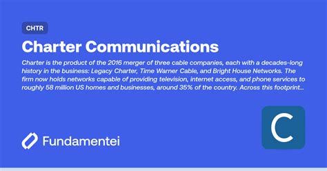 Chtr Charter Communications Fundamentei
