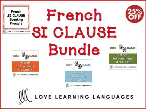 Gcse French French Si Clause Bundle Teaching Resources
