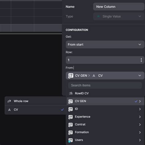 gather data from one tab data table within glide to another ask for