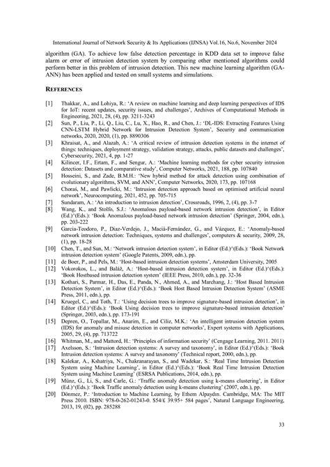 improving intrusion detection system using the combination of neural
