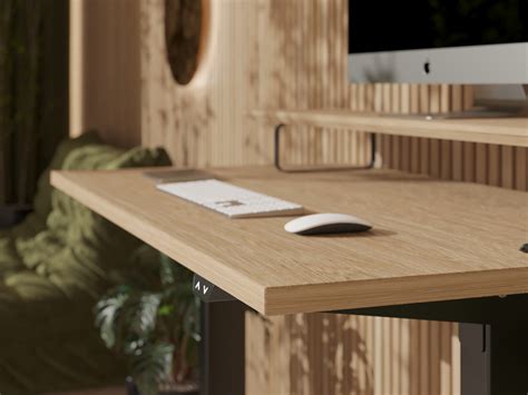 Kleiner Schreibtisch Höhenverstellbar Elektrisch 90 110 X 50 60 Cm Woodworkstore