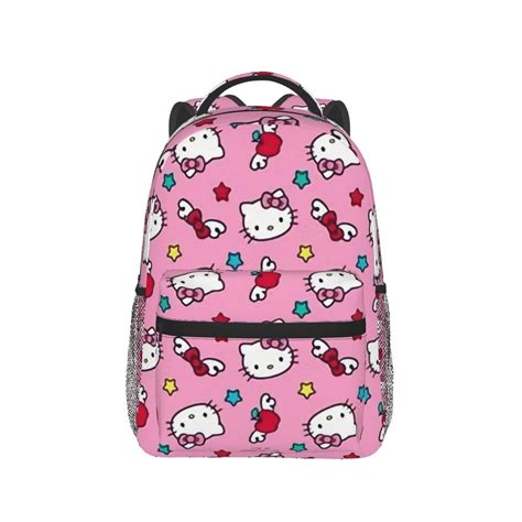 Cartoon Hello Kitty Travel Backpackcarry On Backpack Personal Item