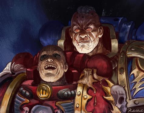 Adeptus Astartes Chaos Space Marine Kharn The Betrayer And Erebus Warhammer 40k And 1 More