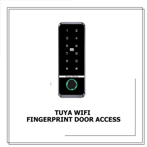 Wifi Tuya App Smart Fingerprint Door Lock Ic Card Reader Access Controller Outdoor Keypad