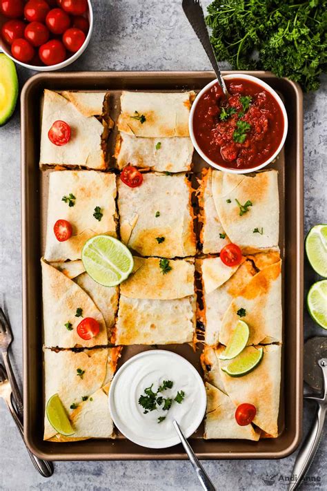 Sheet Pan Quesadillas Easy Crispy Chicken Dinner