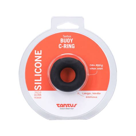 Tantus Buoy C Ring Small Onyx