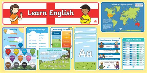 learn english display pack
