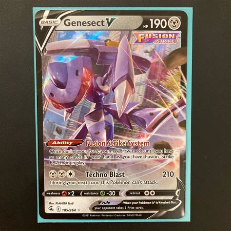 Pokémon Cards 185264 Genesect V Swsh Fusion Depop