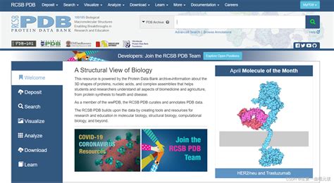 Ncbi、uniprot、rcsb Pdb的部分功能使用（蛋白质晶体结构、蛋白质氨基酸序列、基因序列、序列比对等）pdb网站怎么用 Csdn博客
