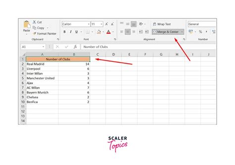 How To Merge Cells In Excel Scaler Topics