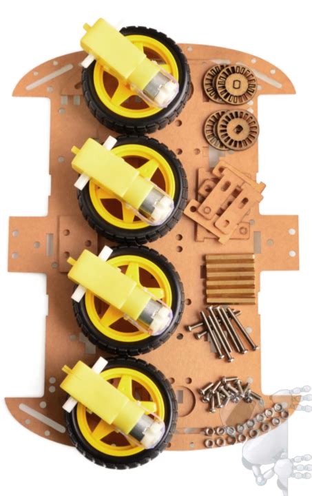 Kit Robot Smart Car Carro Robotico 4wd Arduino Robot Electronica