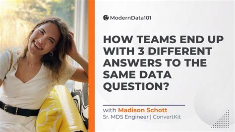 Analytics Heroes By Moderndata101 With Madison Schott S1 E1 Youtube