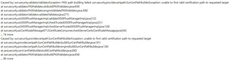 Pkix Path Building Failed 오류 해결 방법