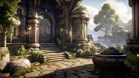 Premium Ai Image Game Background Unreal Engine Detailed