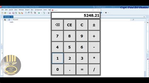 Create A Calculator With Pascal In Delphi