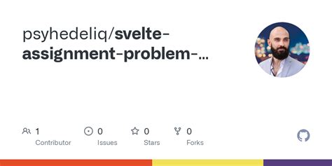github psyhedeliq svelte assignment problem conditionals