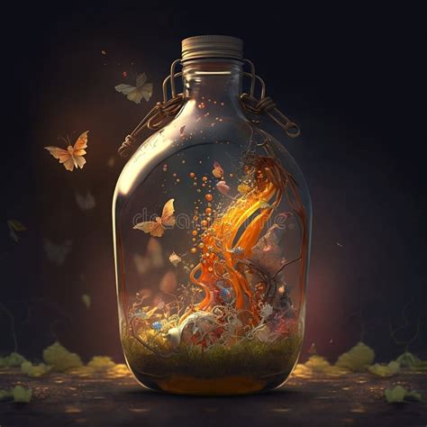 Mysterious Elixir Stock Vector Illustration Of Reflection 282007561