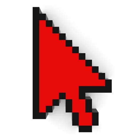 Cubes Pixel Image Of Red Stock Photos Illustrations And Vector Art