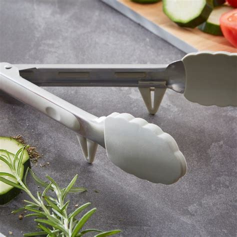 Handy Kitchen Stainless Steel Pan Rest Tongs Dunelm