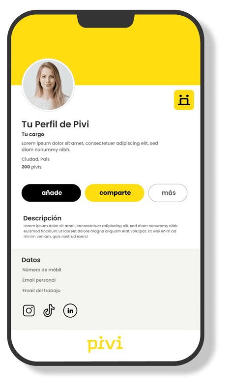 Pivi Intercambia Información De Contacto Con Un Swipe Tarjetas