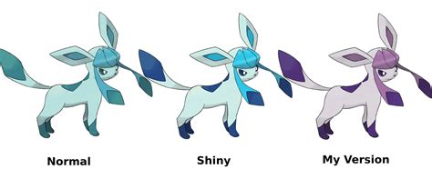 Shiny Glaceon My Version By Lasercraft32 On Deviantart