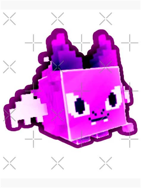 Roblox Pet Simulator X Art Print For Sale By Dark Meme Redbubble