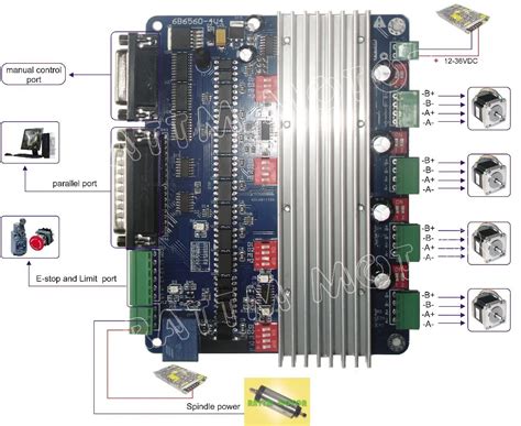 Tb6560 H Type Cnc Controller Board 3 4 Axis Stepper From Ddmywonder