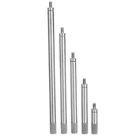 5pcs Dial Digital Indicator Indicator Dial Rod Extension Stem Rod Set M25 20 40 60 80 100mm