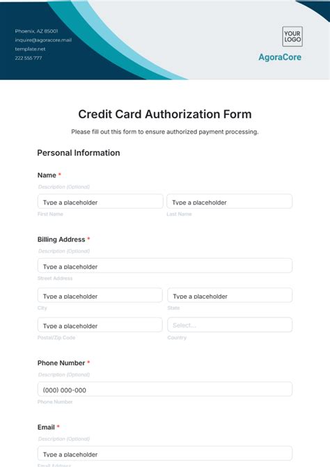 Free Authorization Form Template To Edit Online