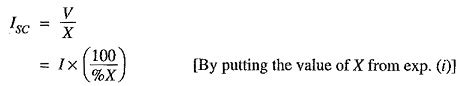 Percentage Reactance In Power System Definition