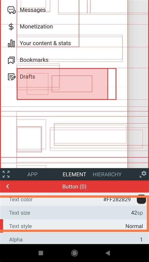 How Do I Verify Ui Element Like Font Style Size Etc From Mobile