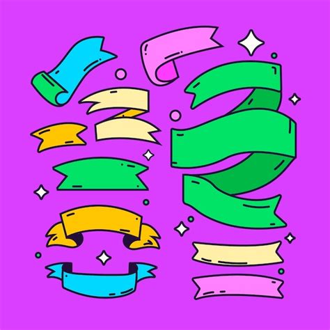 Elemento De Coleção De Setas Vetor Premium