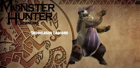 Mmd Monster Huntersnowbaron Lagombi Download By Francoraptor2018 On