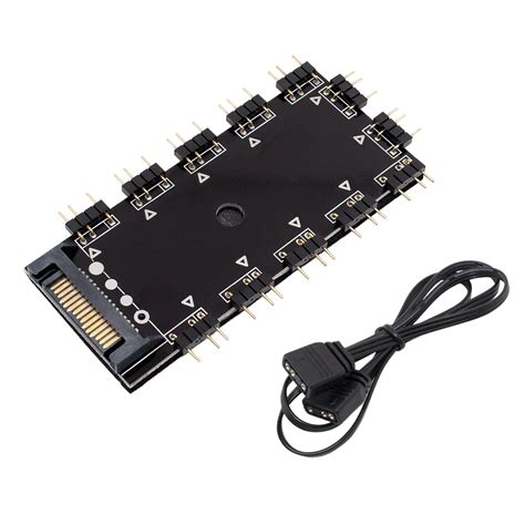 Argb Splitter 5v 3pin Extension Splitter Led Splitter Hub For Fan Light